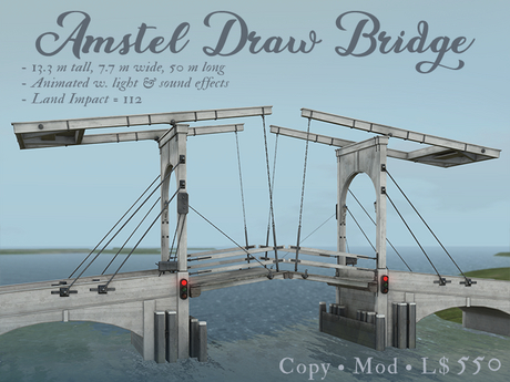 Second Life Marketplace - Amstel Draw Bridge